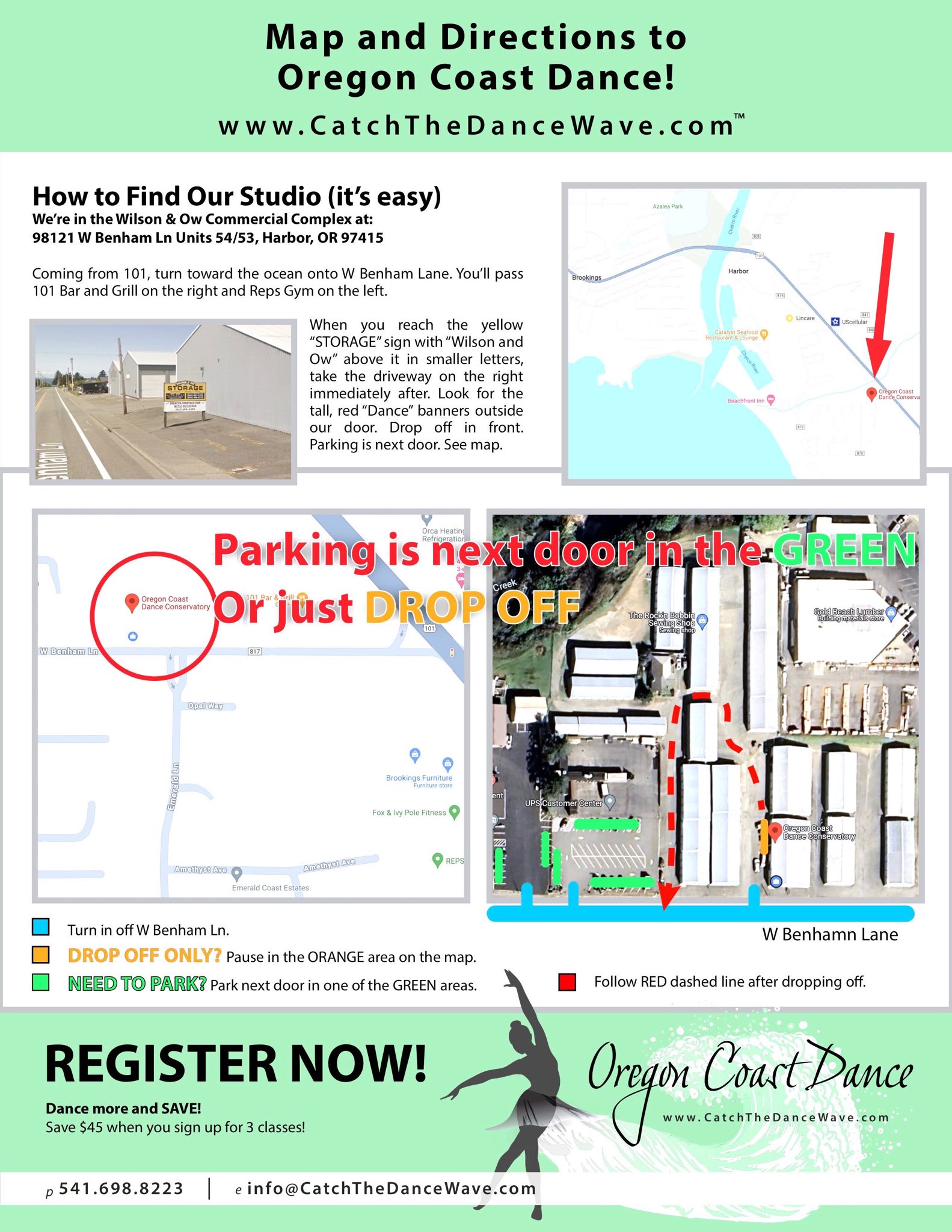 Our Location – Oregon Coast Dance Conservatory